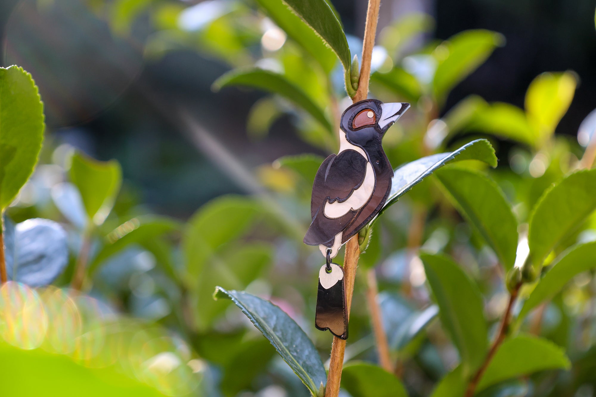 BINKABU | Magpie Earrings | Statement Bird Earrings